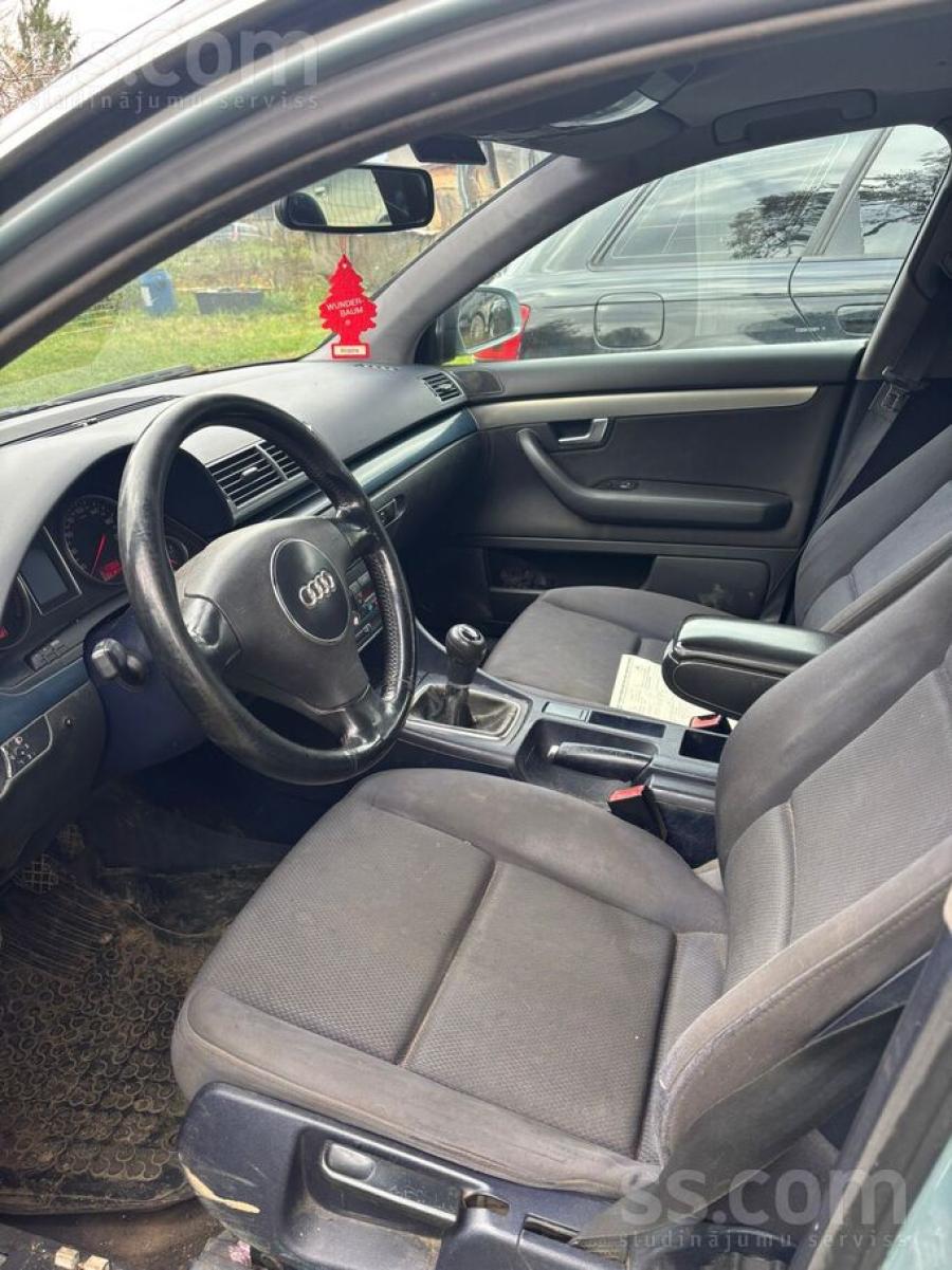 Pelēks Audi A4 2003 Saldus, ar dzinēja tilpumu 1.90 L un nobraukumu 392 tūkst. km par 1250 €, foto 6 vietnē AUTOMOTO.COM.LV
