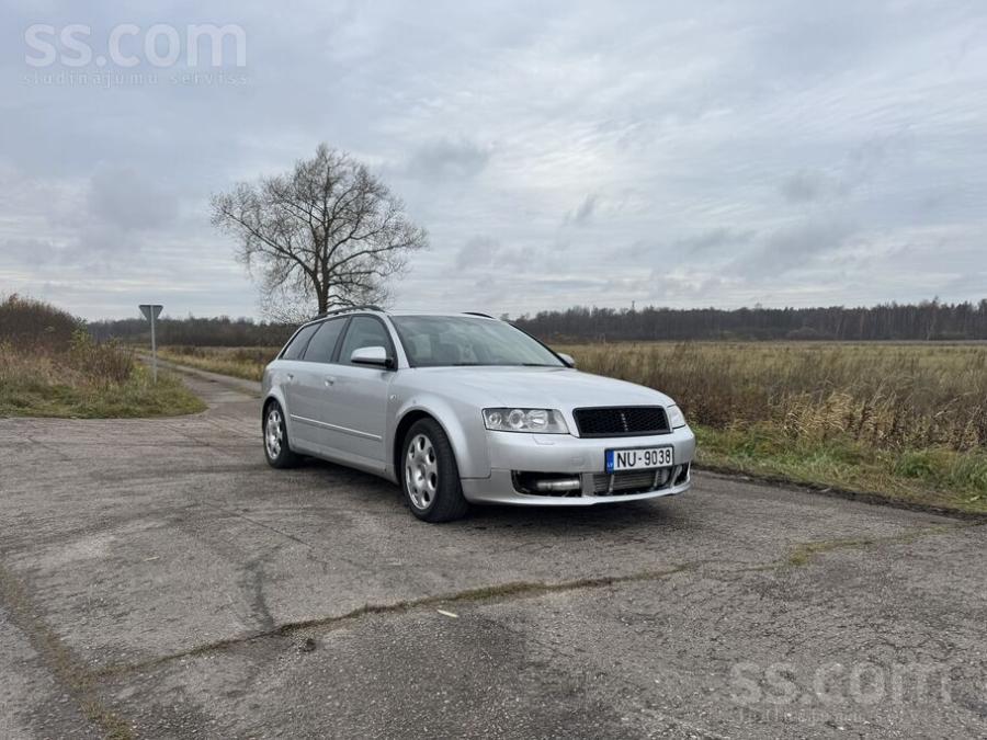 Grey Audi A4 2003 in Liepaja, with an engine capacity of 1.90 L and mileage of 312 thousand km for 3000 €, photo 1 on AUTOMOTO.COM.LV