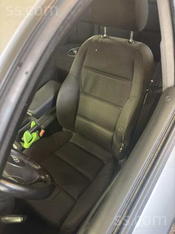 Grey Audi A4 2003 in Liepaja, with an engine capacity of 1.90 L and mileage of 312 thousand km for 3000 €, photo 9 on AUTOMOTO.COM.LV