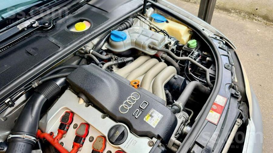 Grey Audi A4 2003 in Riga, with an engine capacity of 2.00 L and mileage of 225 thousand km for 2500 €, photo 19 on AUTOMOTO.COM.LV