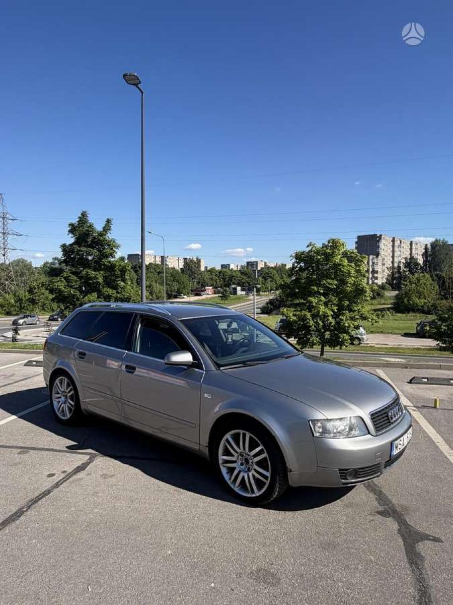 Grey Audi A4 2003 in Vilnius, with an engine capacity of 1.90 L and mileage of 333 thousand km for 1350 €, photo 3 on AUTOMOTO.COM.LV