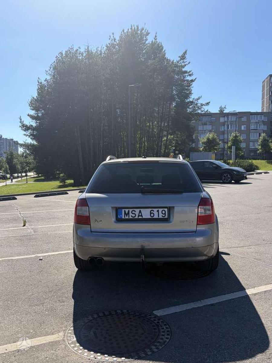 Grey Audi A4 2003 in Vilnius, with an engine capacity of 1.90 L and mileage of 333 thousand km for 1350 €, photo 5 on AUTOMOTO.COM.LV
