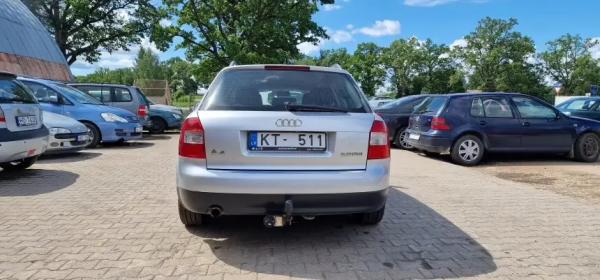 Pelēks Audi A4 2003 Valmiera, ar dzinēja tilpumu 2.00 L un nobraukumu 188 tūkst. km par 2100 €, foto 4 vietnē AUTOMOTO.COM.LV