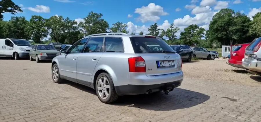 Grey Audi A4 2003 in Valmiera, with an engine capacity of 2.00 L and mileage of 188 thousand km for 2100 €, photo 6 on AUTOMOTO.COM.LV
