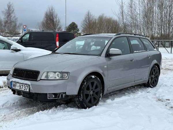 Grey Audi A4 2003 in Jelgava, with an engine capacity of 1.90 L and mileage of 330 thousand km for 1690 €, photo 1 on AUTOMOTO.COM.LV