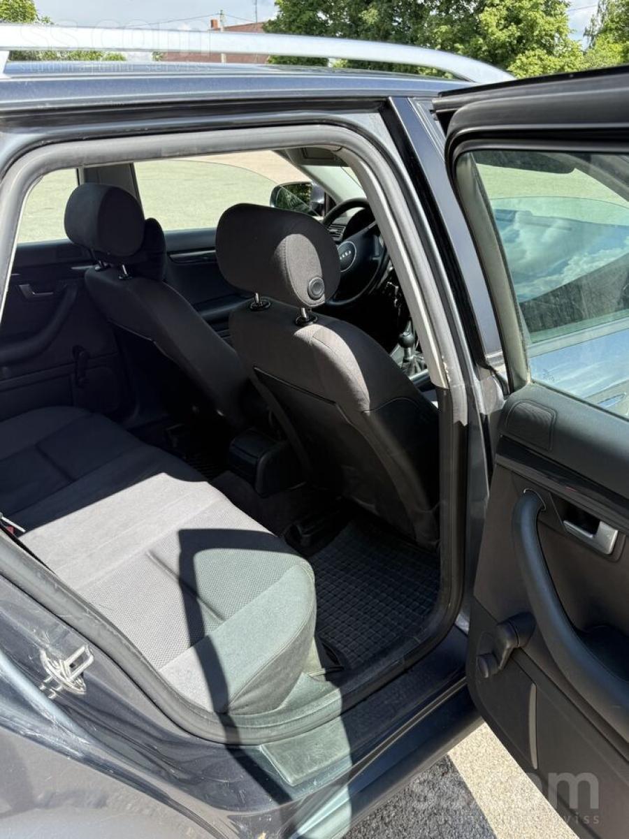Grey Audi A4 2003 in Balvi, with an engine capacity of 1.90 L and mileage of 495 thousand km for 1600 €, photo 8 on AUTOMOTO.COM.LV