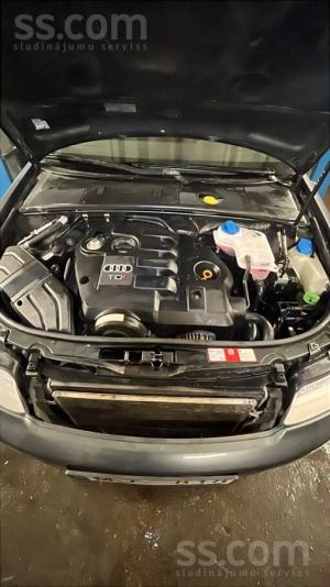 Pelēks Audi A4 2003 Ventspils, ar dzinēja tilpumu 1.90 L un nobraukumu 430 tūkst. km par 1250 €, foto 3 vietnē AUTOMOTO.COM.LV
