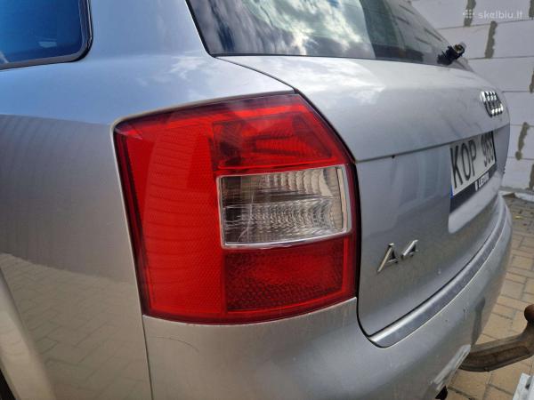 Grey Audi A4 2003 in Kaunas, with an engine capacity of 1.90 L and mileage of 336 thousand km for 1100 €, photo 5 on AUTOMOTO.COM.LV