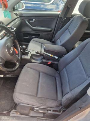 Grey Audi A4 2003 in Kaunas, with an engine capacity of 1.90 L and mileage of 336 thousand km for 1100 €, photo 7 on AUTOMOTO.COM.LV