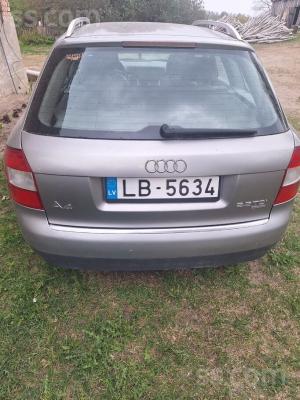 Pelēks Audi A4 2003 Jelgava, ar dzinēja tilpumu 2.50 L un nobraukumu 400 tūkst. km par 600 €, foto 4 vietnē AUTOMOTO.COM.LV