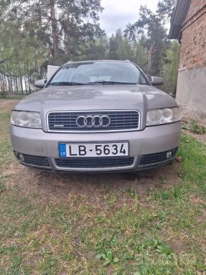 Pelēks Audi A4 2003 Jelgava, ar dzinēja tilpumu 2.50 L un nobraukumu 400 tūkst. km par 600 €, foto 8 vietnē AUTOMOTO.COM.LV