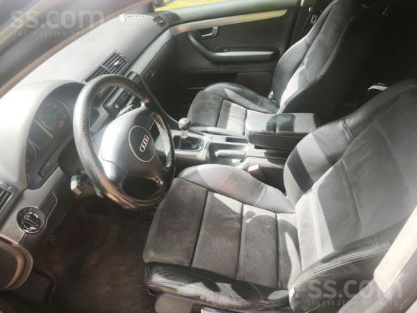 Grey Audi A4 2003 in Bauska, with an engine capacity of 1.90 L and mileage of 356 thousand km for 720 €, photo 7 on AUTOMOTO.COM.LV