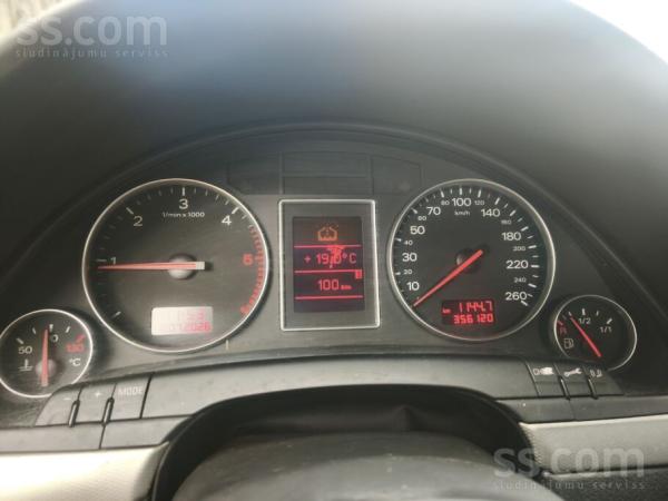 Grey Audi A4 2003 in Bauska, with an engine capacity of 1.90 L and mileage of 356 thousand km for 720 €, photo 9 on AUTOMOTO.COM.LV