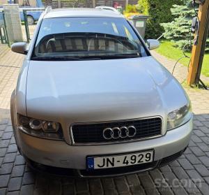Grey Audi A4 2003 in Riga, with an engine capacity of 2.00 L and mileage of 375 thousand km for 1350 €, photo  on AUTOMOTO.COM.LV
