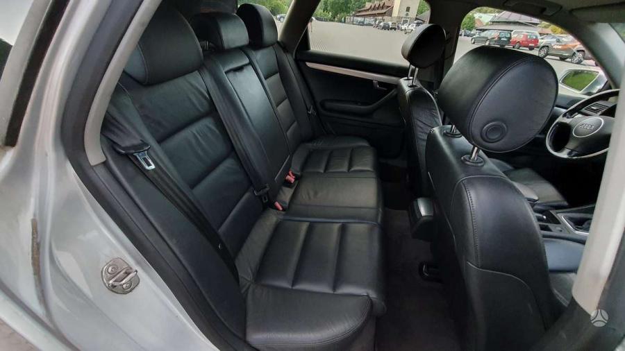 Grey Audi A4 2003 in Vilnius, with an engine capacity of 1.90 L and mileage of 284 thousand km for 1950 €, photo 17 on AUTOMOTO.COM.LV