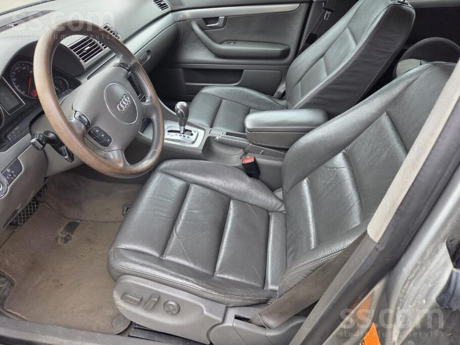 Pelēks Audi A4 2003 Saldus, ar dzinēja tilpumu 2.50 L un nobraukumu 426 tūkst. km par 800 €, foto 9 vietnē AUTOMOTO.COM.LV