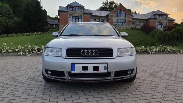 Pelēks Audi A4 2003 Viļņa, ar dzinēja tilpumu 1.90 L un nobraukumu 284 tūkst. km par 1950 €, foto 3 vietnē AUTOMOTO.COM.LV