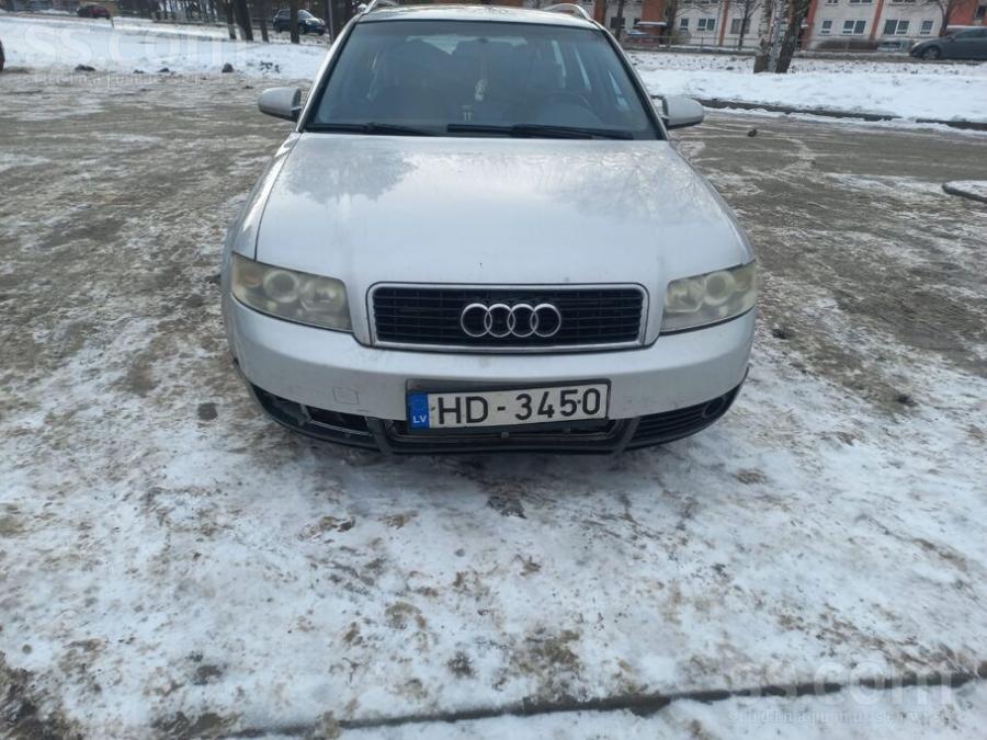 Grey Audi A4 2003 in Riga, with an engine capacity of 1.90 L and mileage of 479 thousand km for 800 €, photo 4 on AUTOMOTO.COM.LV