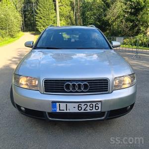 Grey Audi A4 2003 in Cesis, with an engine capacity of 1.90 L and mileage of 341 thousand km for 2000 €, photo 3 on AUTOMOTO.COM.LV