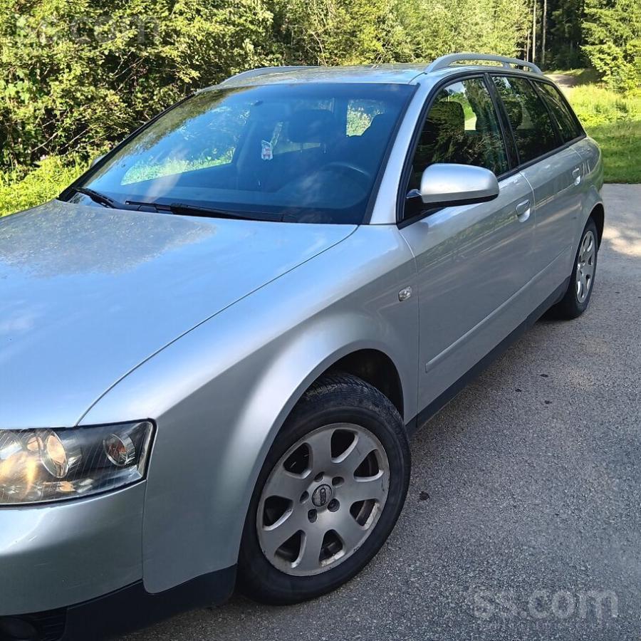 Grey Audi A4 2003 in Cesis, with an engine capacity of 1.90 L and mileage of 341 thousand km for 2000 €, photo 5 on AUTOMOTO.COM.LV