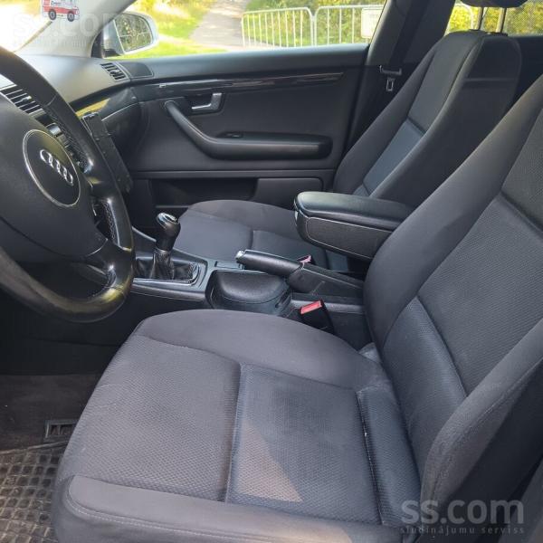Grey Audi A4 2003 in Cesis, with an engine capacity of 1.90 L and mileage of 341 thousand km for 2000 €, photo 10 on AUTOMOTO.COM.LV