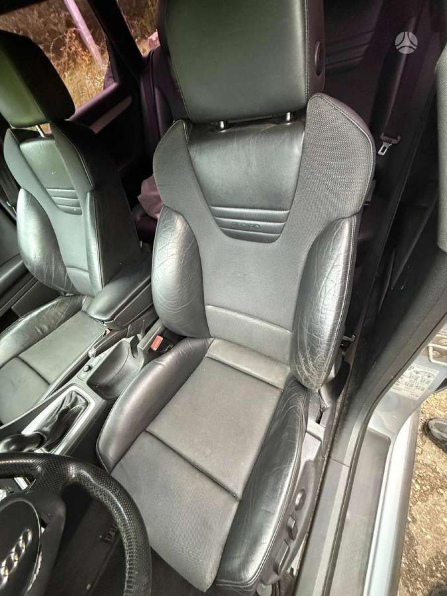 Grey Audi A4 2003 in Visaginas, with an engine capacity of 2.50 L and mileage of 322 thousand km for 700 €, photo 20 on AUTOMOTO.COM.LV
