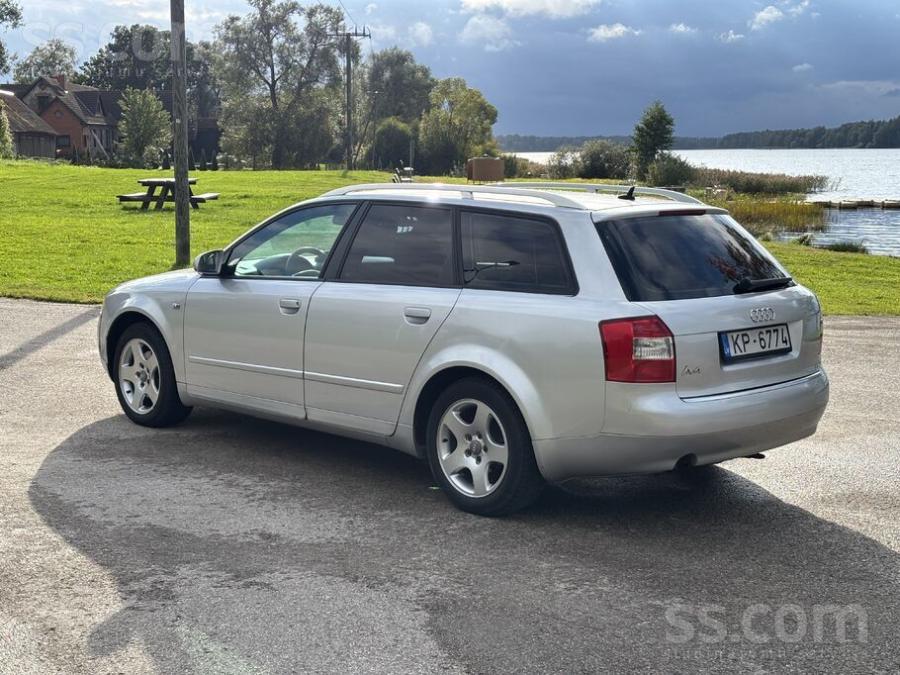 Pelēks Audi A4 2003 Balvi, ar dzinēja tilpumu 1.90 L un nobraukumu 342 tūkst. km par 2400 €, foto 3 vietnē AUTOMOTO.COM.LV