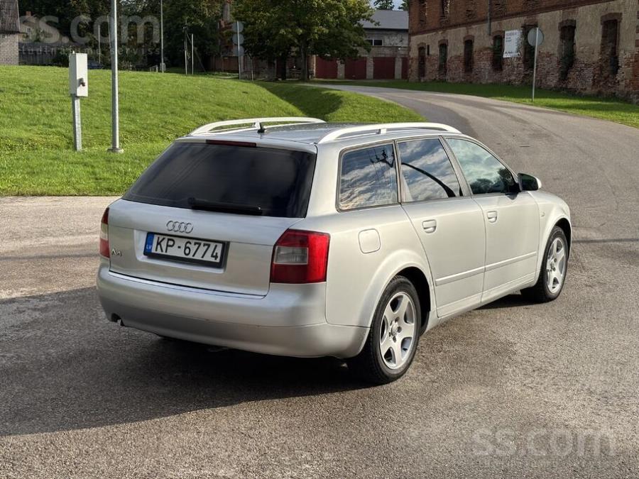 Pelēks Audi A4 2003 Balvi, ar dzinēja tilpumu 1.90 L un nobraukumu 342 tūkst. km par 2400 €, foto 4 vietnē AUTOMOTO.COM.LV
