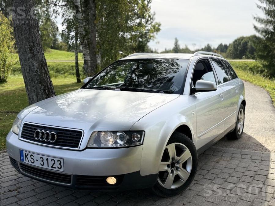 Grey Audi A4 2003 in Cesis, with an engine capacity of 1.90 L and mileage of 428 thousand km for 1600 €, photo 1 on AUTOMOTO.COM.LV