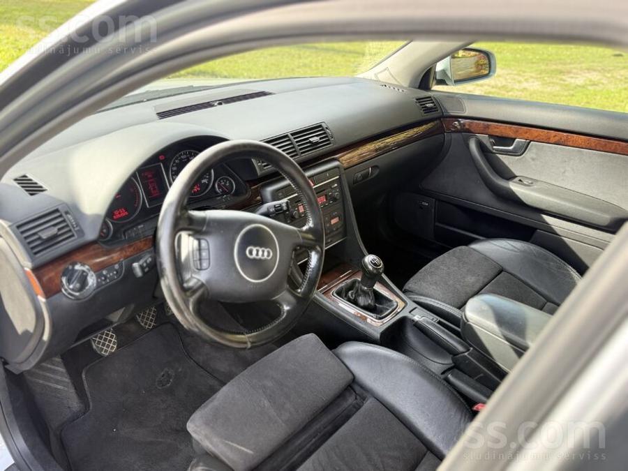 Grey Audi A4 2003 in Cesis, with an engine capacity of 1.90 L and mileage of 428 thousand km for 1600 €, photo 11 on AUTOMOTO.COM.LV