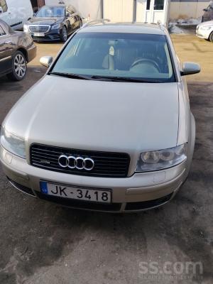 Pelēks Audi A4 2003 Rīga, ar dzinēja tilpumu 1.90 L un nobraukumu 319 tūkst. km par 1500 €, foto  vietnē AUTOMOTO.COM.LV