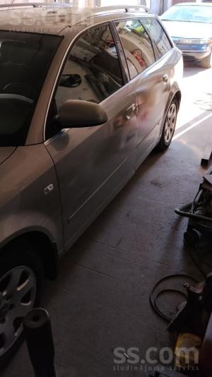 Pelēks Audi A4 2003 Rīga, ar dzinēja tilpumu 1.90 L un nobraukumu 319 tūkst. km par 1500 €, foto 3 vietnē AUTOMOTO.COM.LV