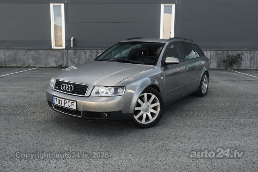 Pelēks Audi A4 2003 Tallina, ar dzinēja tilpumu 2.50 L un nobraukumu 298 tūkst. km par 2999 €, foto 1 vietnē AUTOMOTO.COM.LV