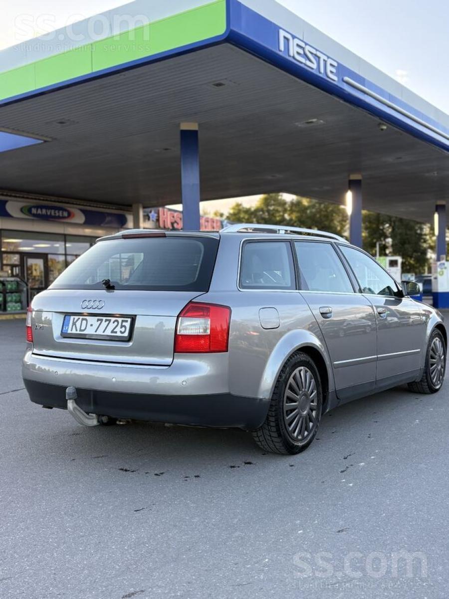 Pelēks Audi A4 2003 Kuldīga, ar dzinēja tilpumu 2.50 L un nobraukumu 253 tūkst. km par 2200 €, foto 16 vietnē AUTOMOTO.COM.LV