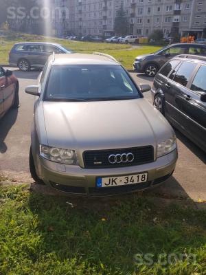 Grey Audi A4 2003 in Riga, with an engine capacity of 1.90 L and mileage of 319 thousand km for 1500 €, photo 1 on AUTOMOTO.COM.LV