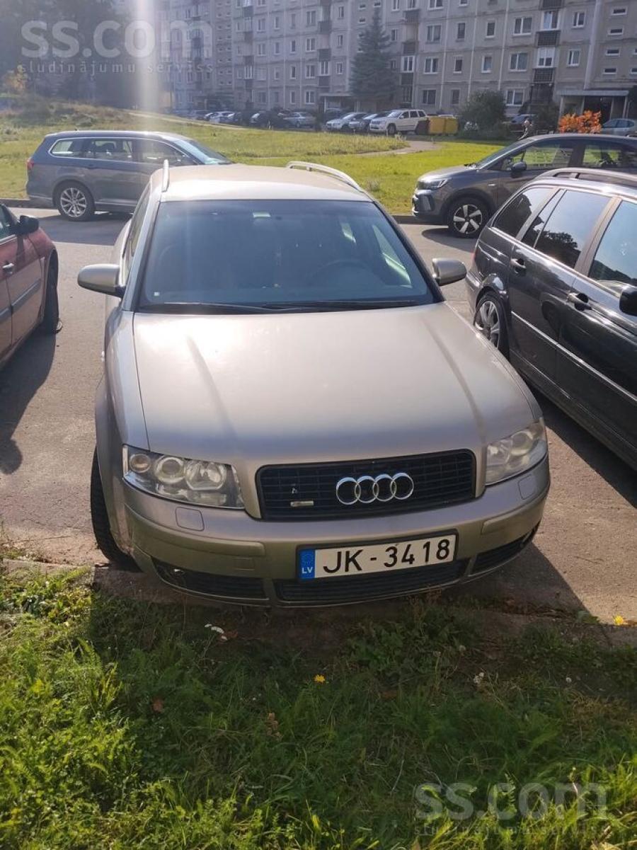 Grey Audi A4 2003 in Riga, with an engine capacity of 1.90 L and mileage of 319 thousand km for 1500 €, photo 1 on AUTOMOTO.COM.LV