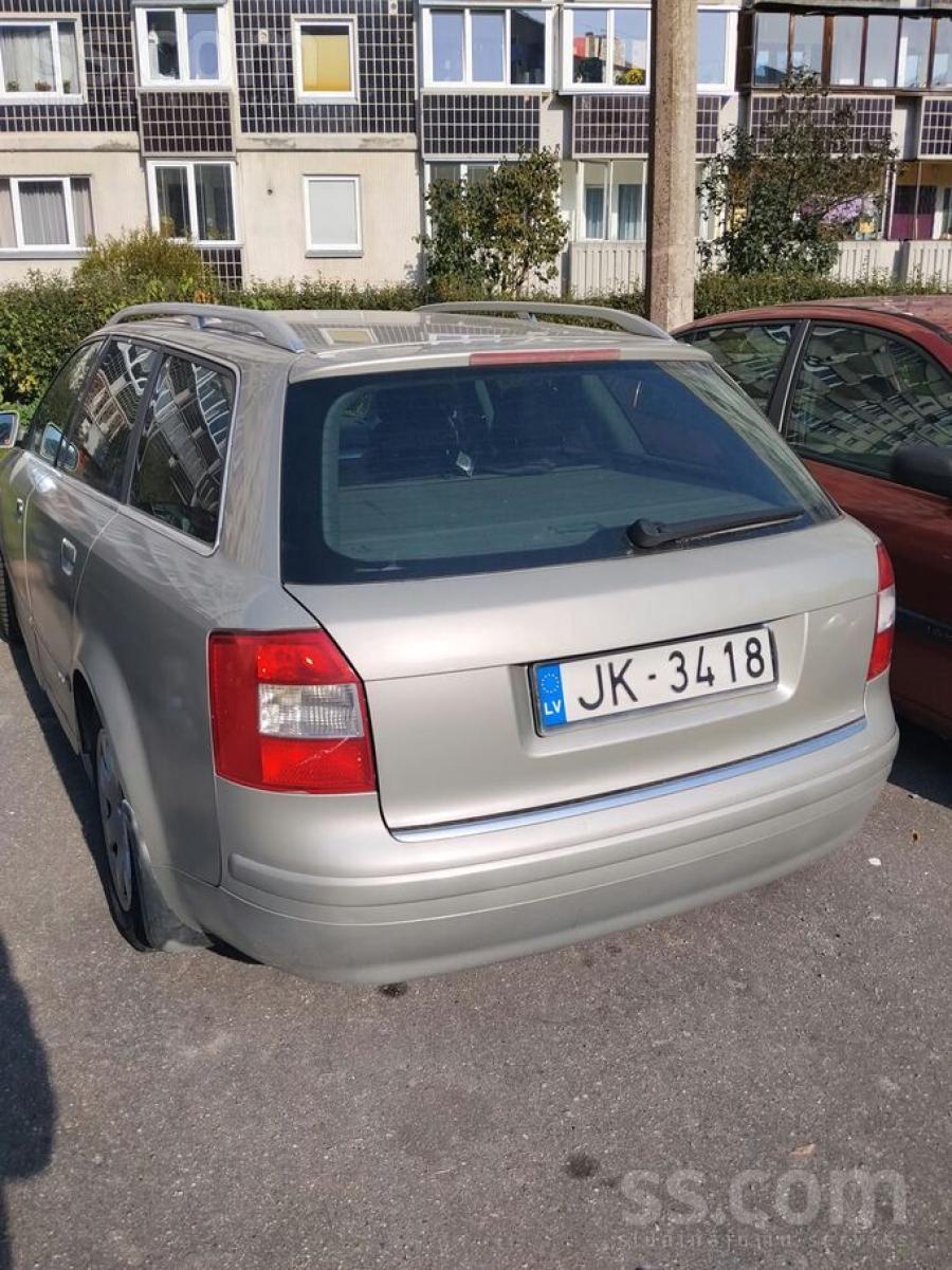 Grey Audi A4 2003 in Riga, with an engine capacity of 1.90 L and mileage of 319 thousand km for 1500 €, photo 3 on AUTOMOTO.COM.LV
