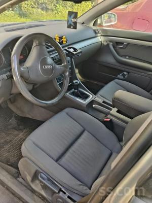 Grey Audi A4 2003 in Riga, with an engine capacity of 1.90 L and mileage of 319 thousand km for 1500 €, photo 5 on AUTOMOTO.COM.LV