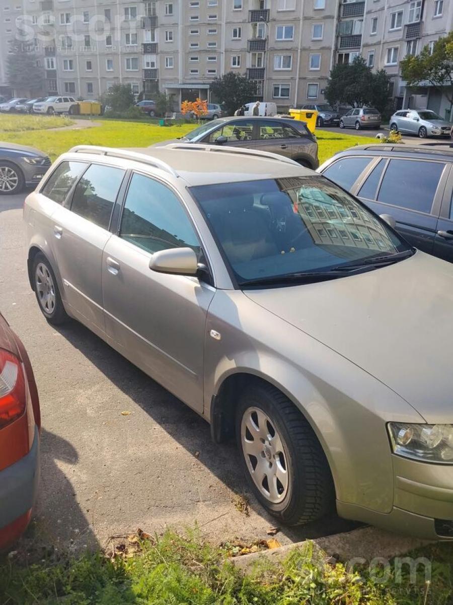 Grey Audi A4 2003 in Riga, with an engine capacity of 1.90 L and mileage of 319 thousand km for 1500 €, photo 6 on AUTOMOTO.COM.LV