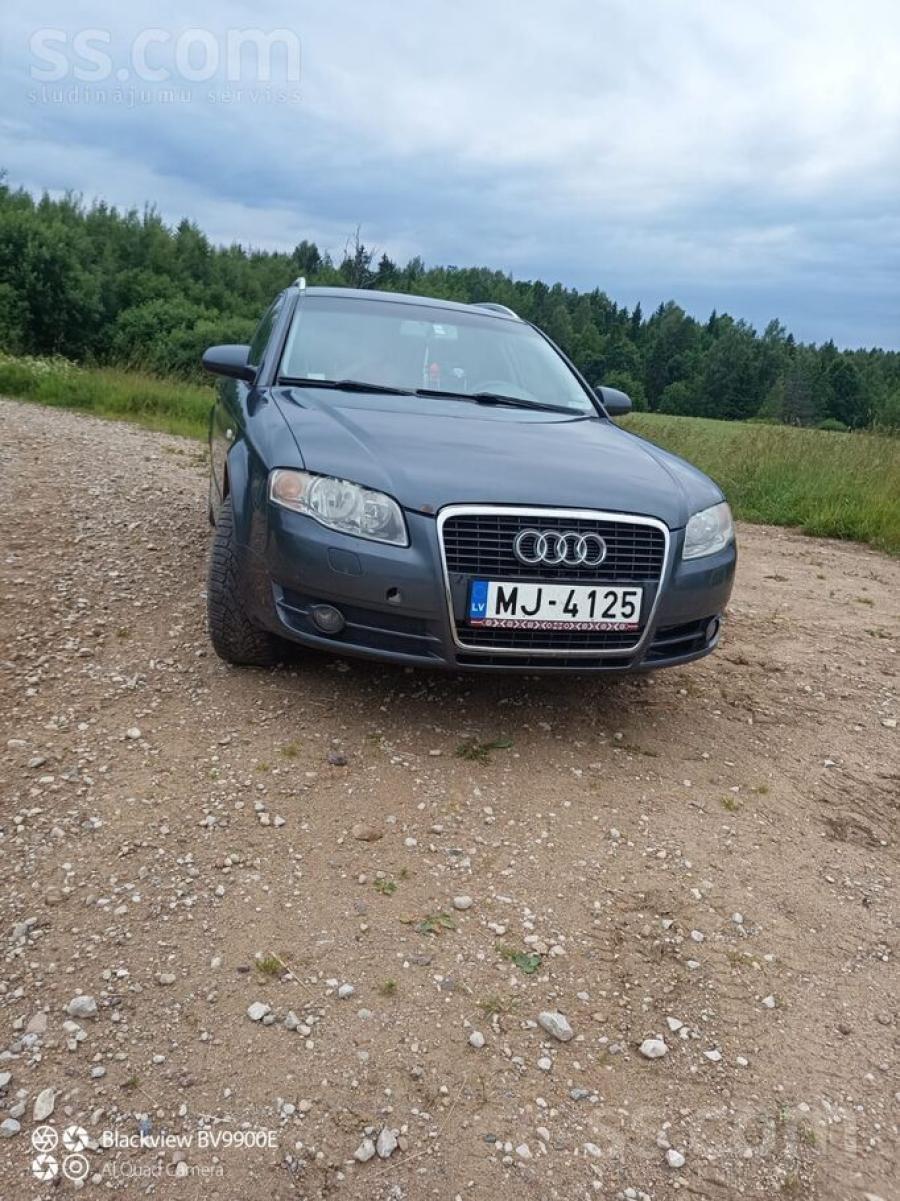Grey Audi A4 2004 in Liepaja, with an engine capacity of 1.90 L and mileage of 323 thousand km for 2350 €, photo 3 on AUTOMOTO.COM.LV