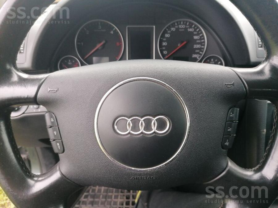 Grey Audi A4 2004 in Talsi, with an engine capacity of 1.90 L and mileage of 402 thousand km for 1800 €, photo 7 on AUTOMOTO.COM.LV