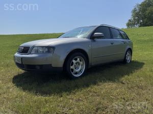 Grey Audi A4 2004 in Valmiera, with an engine capacity of 1.90 L and mileage of 404 thousand km for 1300 €, photo 2 on AUTOMOTO.COM.LV