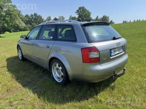 Grey Audi A4 2004 in Valmiera, with an engine capacity of 1.90 L and mileage of 404 thousand km for 1300 €, photo 4 on AUTOMOTO.COM.LV
