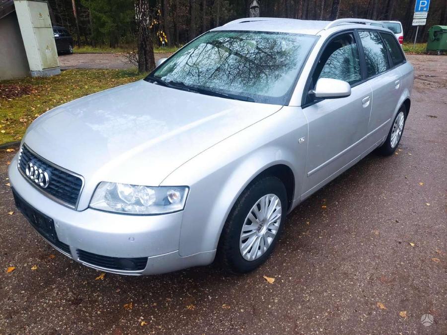 Grey Audi A4 2004 in Utena, with an engine capacity of 1.90 L and mileage of 321 thousand km for 2250 €, photo 1 on AUTOMOTO.COM.LV