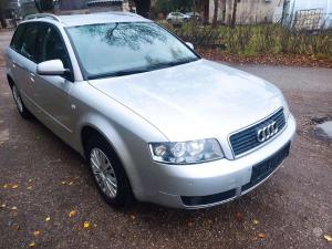 Grey Audi A4 2004 in Utena, with an engine capacity of 1.90 L and mileage of 321 thousand km for 2250 €, photo 6 on AUTOMOTO.COM.LV