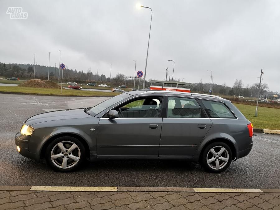Grey Audi A4 2004 in Vilnius, with an engine capacity of 2.50 L and mileage of 300 thousand km for 770 €, photo 4 on AUTOMOTO.COM.LV