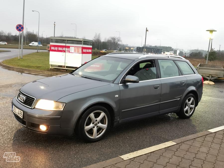 Grey Audi A4 2004 in Vilnius, with an engine capacity of 2.50 L and mileage of 300 thousand km for 770 €, photo 9 on AUTOMOTO.COM.LV