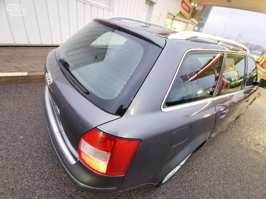 Grey Audi A4 2004 in Vilnius, with an engine capacity of 2.50 L and mileage of 300 thousand km for 770 €, photo 13 on AUTOMOTO.COM.LV