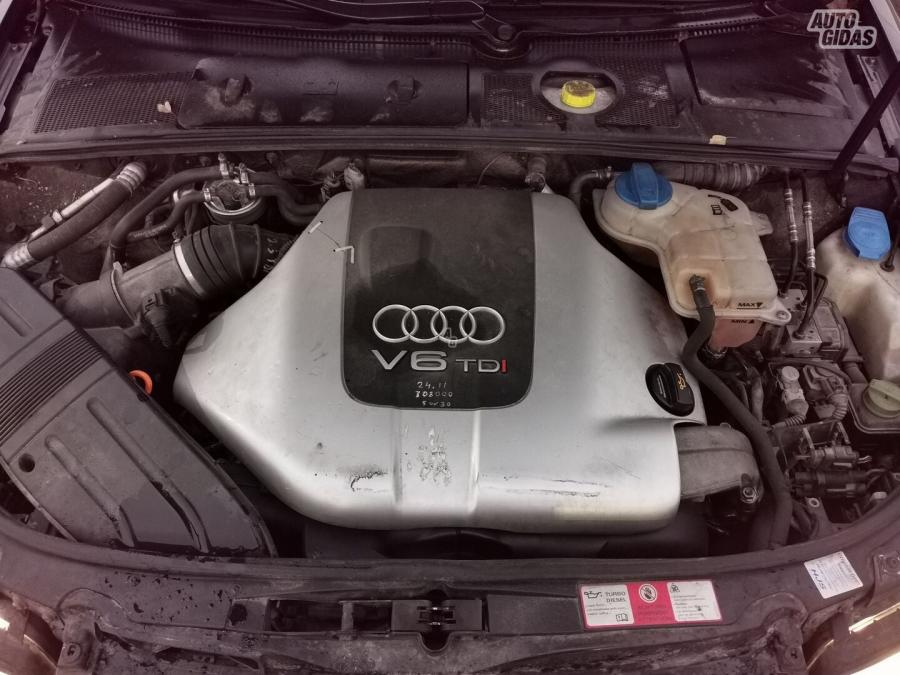 Grey Audi A4 2004 in Vilnius, with an engine capacity of 2.50 L and mileage of 300 thousand km for 770 €, photo 18 on AUTOMOTO.COM.LV