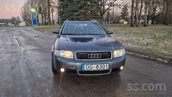 Grey Audi A4 2004 in Rezekne, with an engine capacity of 1.90 L and mileage of 310 thousand km for 2199 €, photo 1 on AUTOMOTO.COM.LV